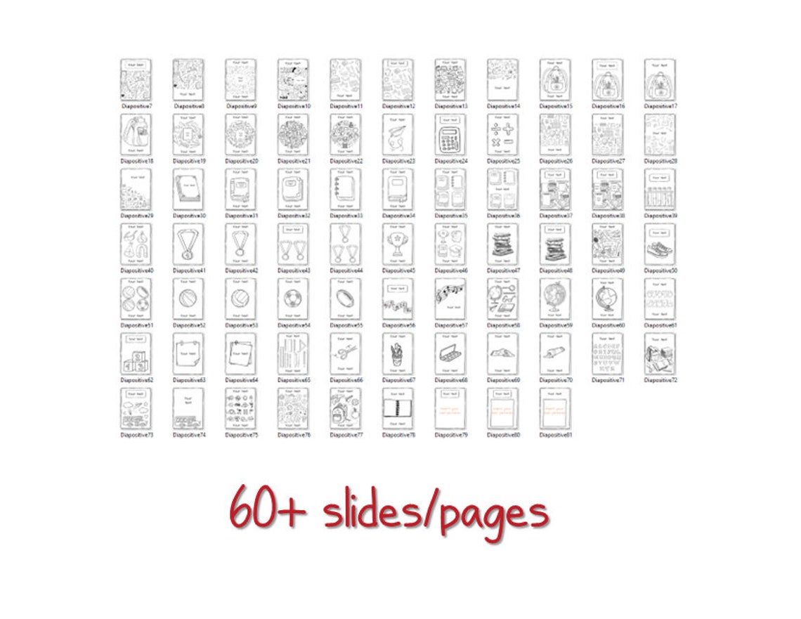 EDITABLE Coloring Book Covers / Pages for Back to School 60+ Templates ...