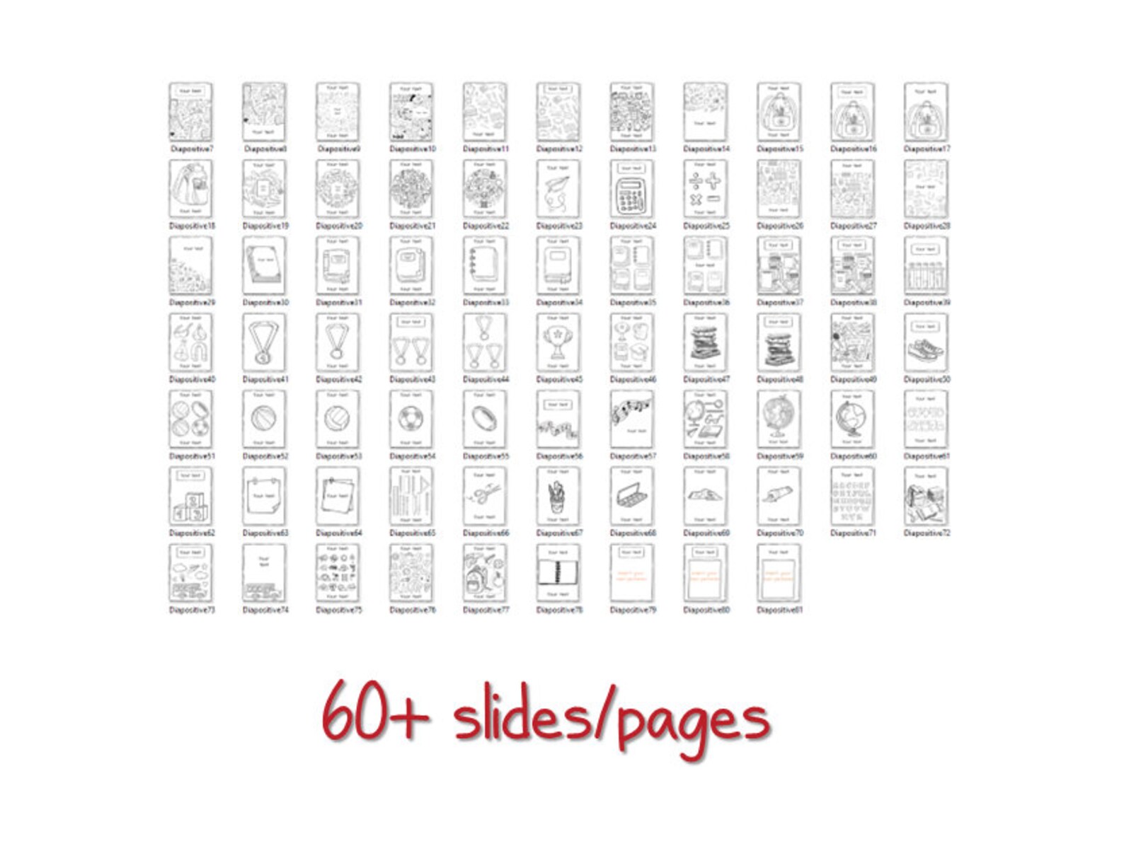 EDITABLE Coloring Book Covers / Pages for Back to School 60+ Templates ...