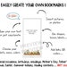 Editable Bookmark Template, Gardens Plants Flowers (google Slides or ...