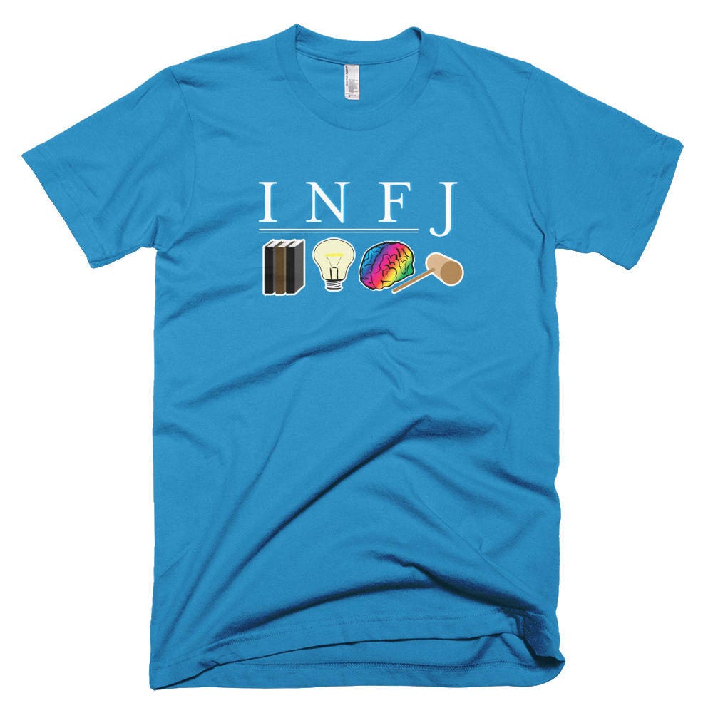 INFJ Personality Shirt INFJ Type Myers Briggs Introvert - Etsy