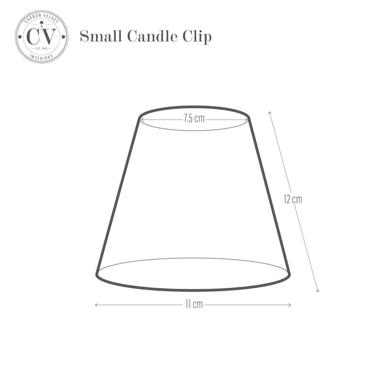 William Morris Willow Bough - Small Handmade Candle Clip Lampshade for ...