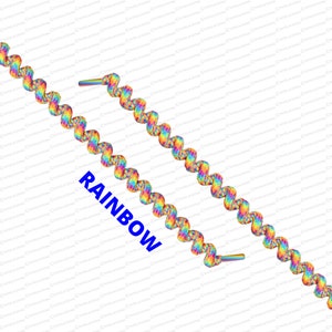 Elastic NO-TIE Curly Shoelace Laces - Lace Your Shoe and Never Tie ...