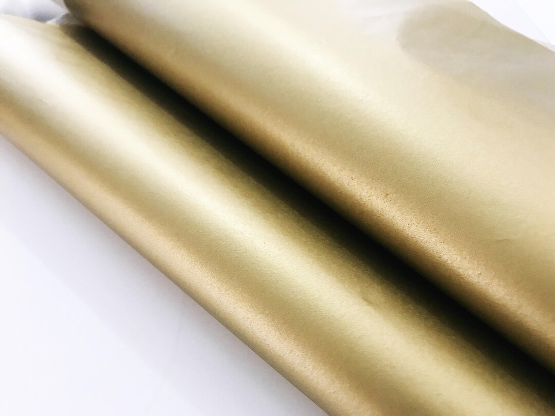 20 X Sheets Metallic Gold Tissue Paper Sheets- Gift Wrapping/bulk ...