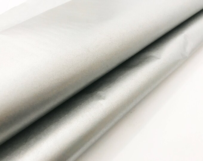 20 X Sheets Metallic Silver Tissue Paper Sheets- Gift Wrapping/bulk ...