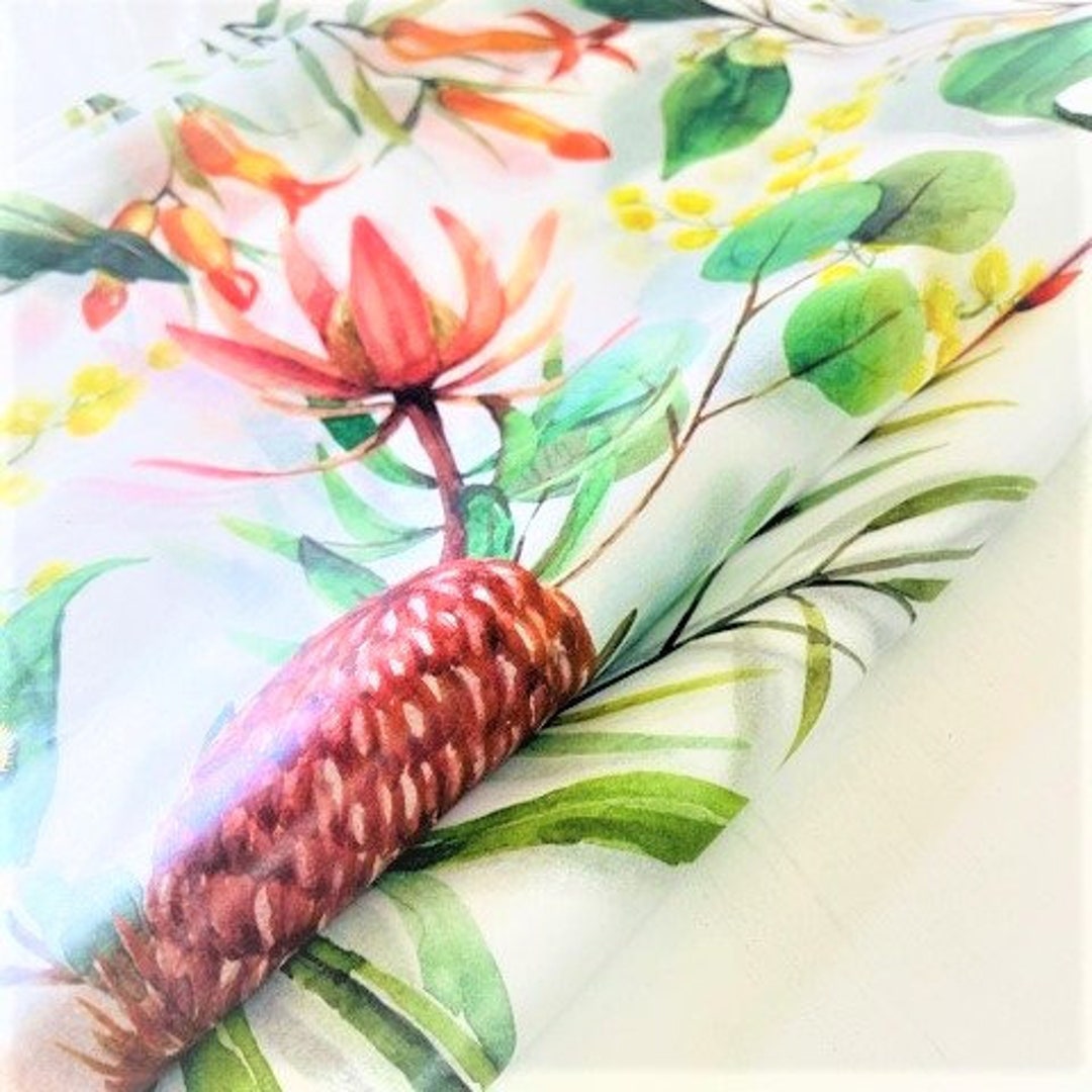 20 X Sheets Australian Floral Tissue Paper Sheets- Gift Wrapping/bulk ...