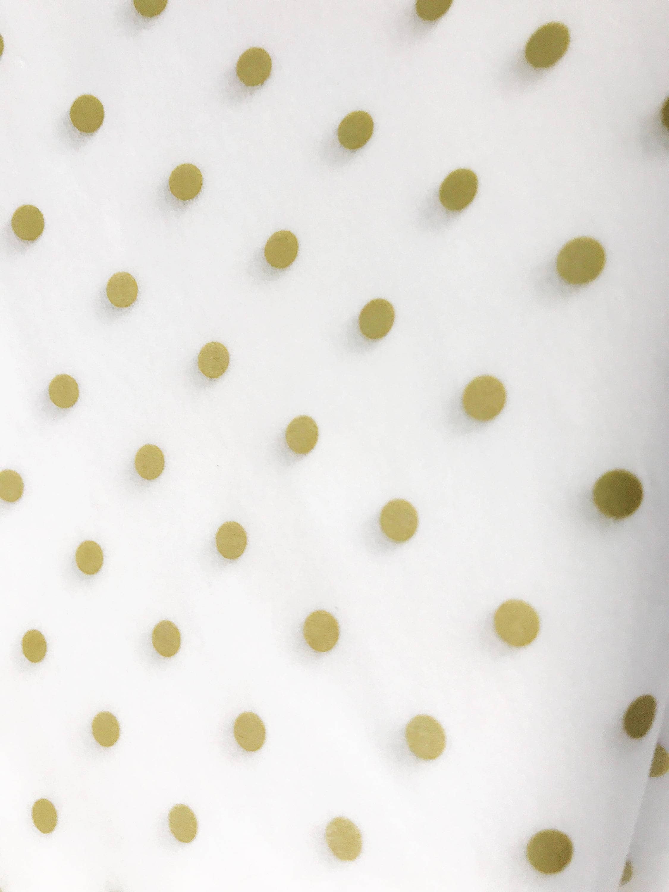 10 x Sheets Metallic Gold Dot Tissue Paper Sheets Gift | Etsy