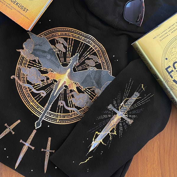 Fourth Wing Zipped Hoodie - Etsy