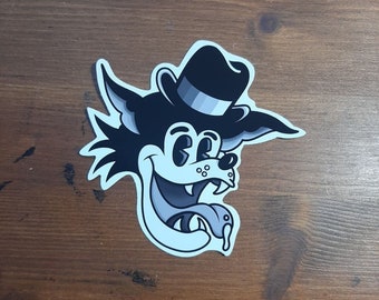 Big Bad Wolf Sticker - Etsy