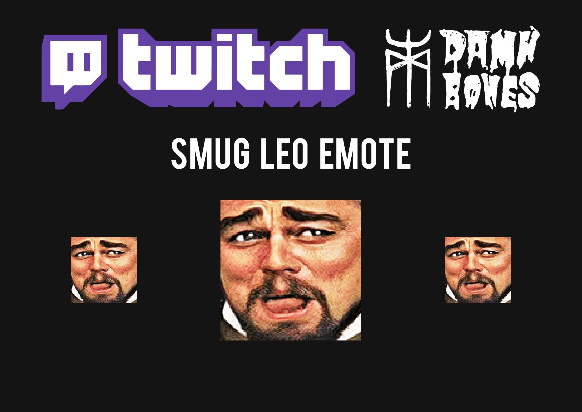 Leo Meme Emote für Twitch INSTANT DOWNLOAD Smug Leonardo | Etsy