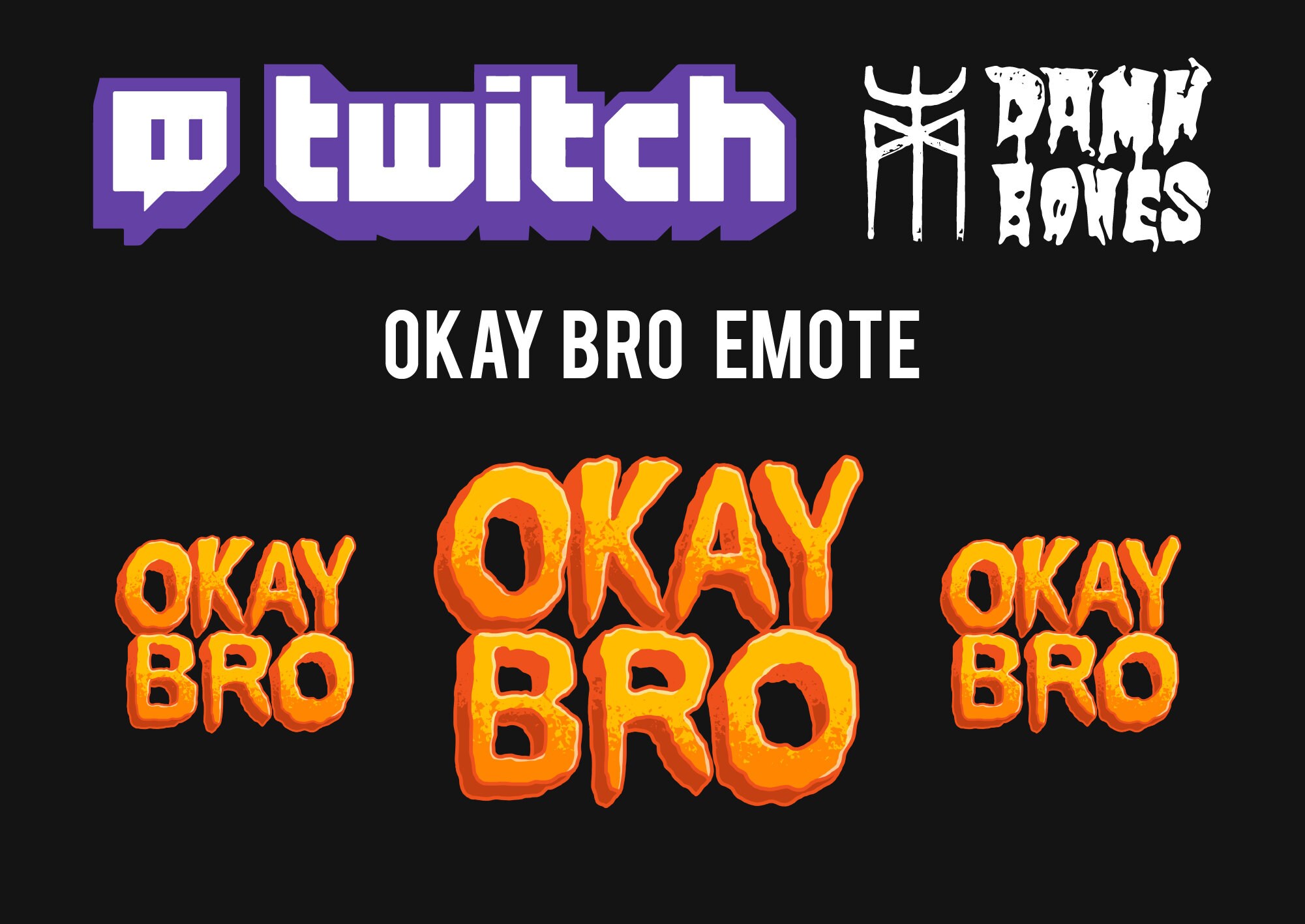 Okay Bro Emote for Twitch INSTANT DOWNLOAD Okay Bro Twitch | Etsy