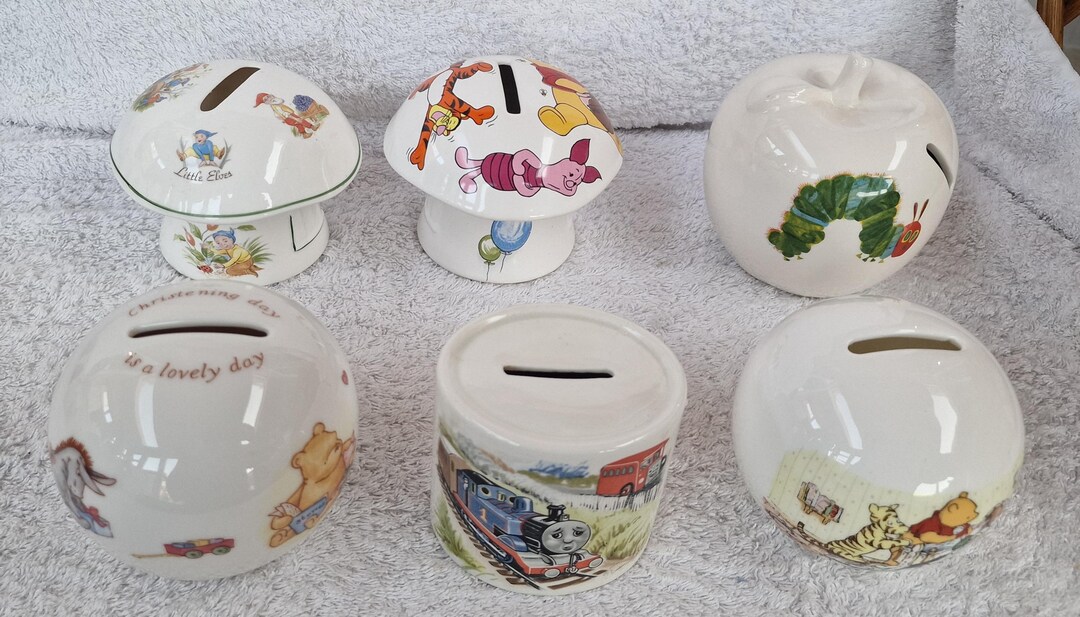 Selection of Bone China Childrens Money Boxes, Please Choose From Drop ...