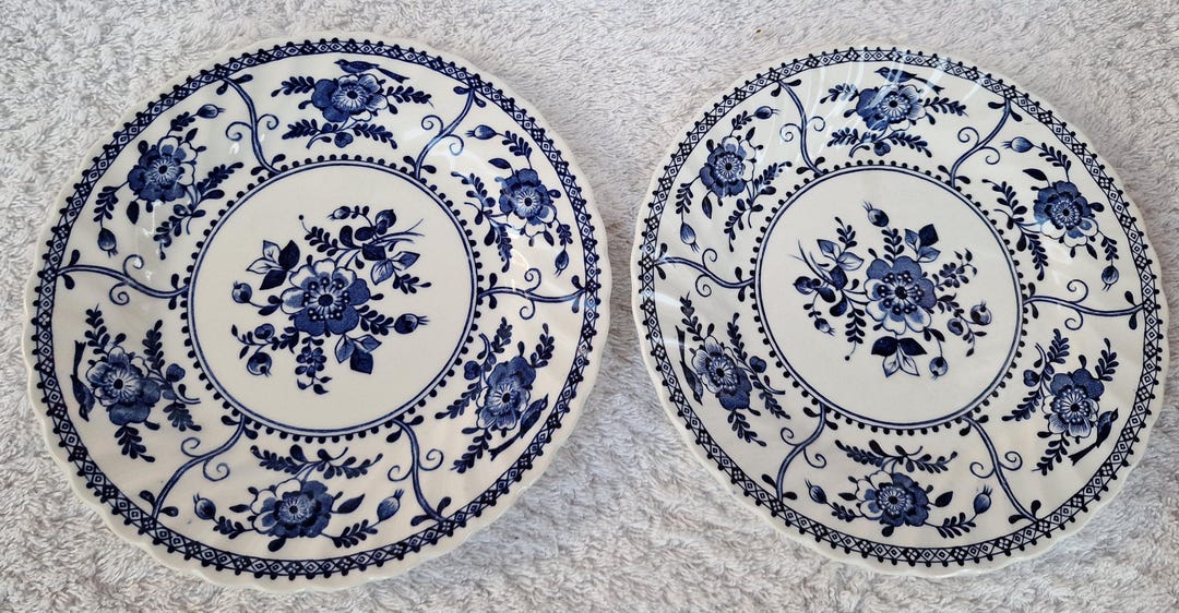 Johnson Brothers Pottery Bread and Butter Side Plates - Indies Pattern ...