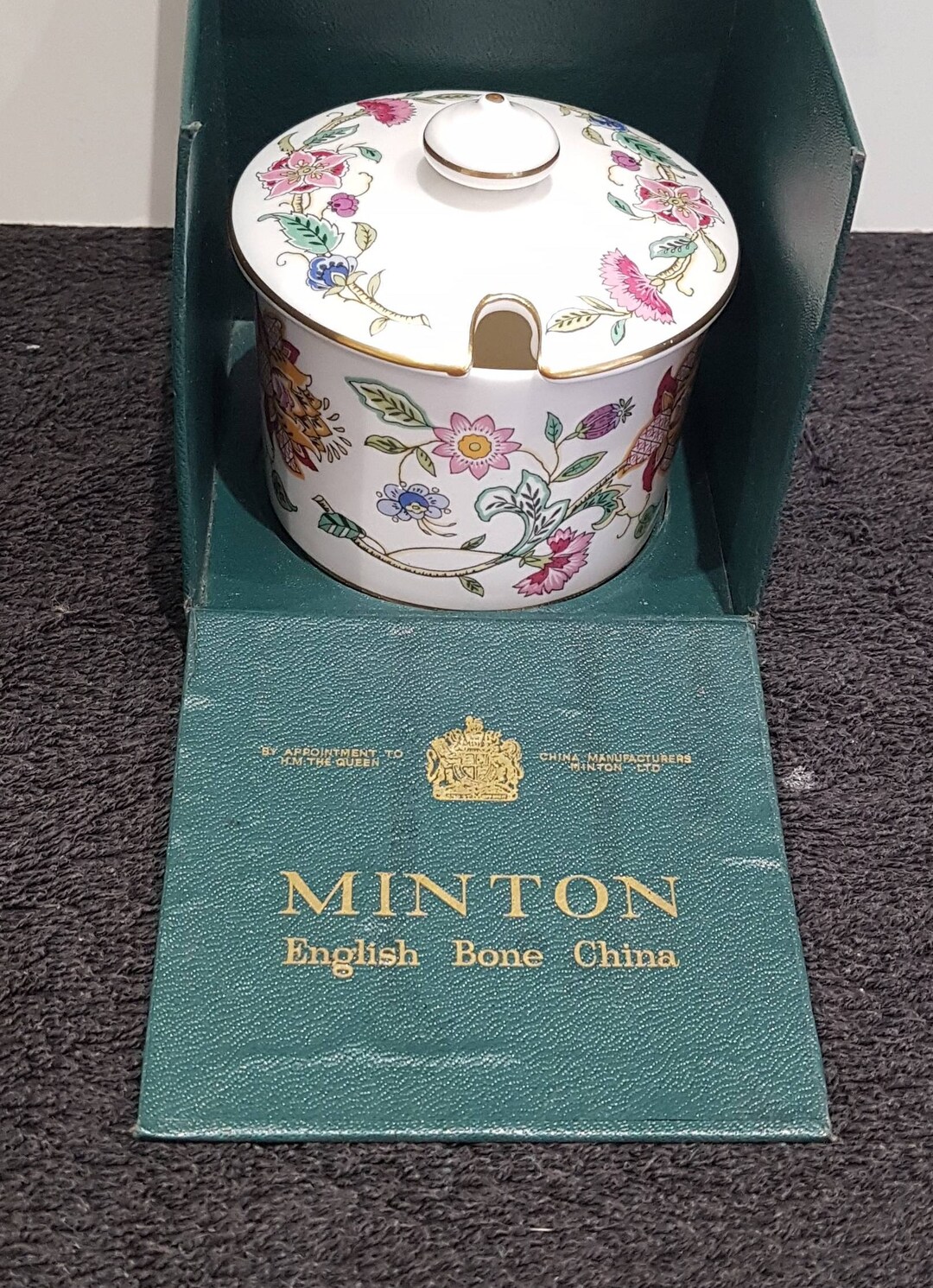Minton Bone China Lidded Jam Pot Haddon Hall Boxed - Etsy