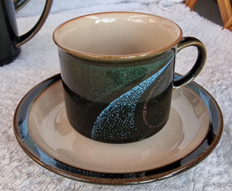 Vintage Denby Stoneware: Mercury Pattern Dinnerware, Tea Set - Choose ...