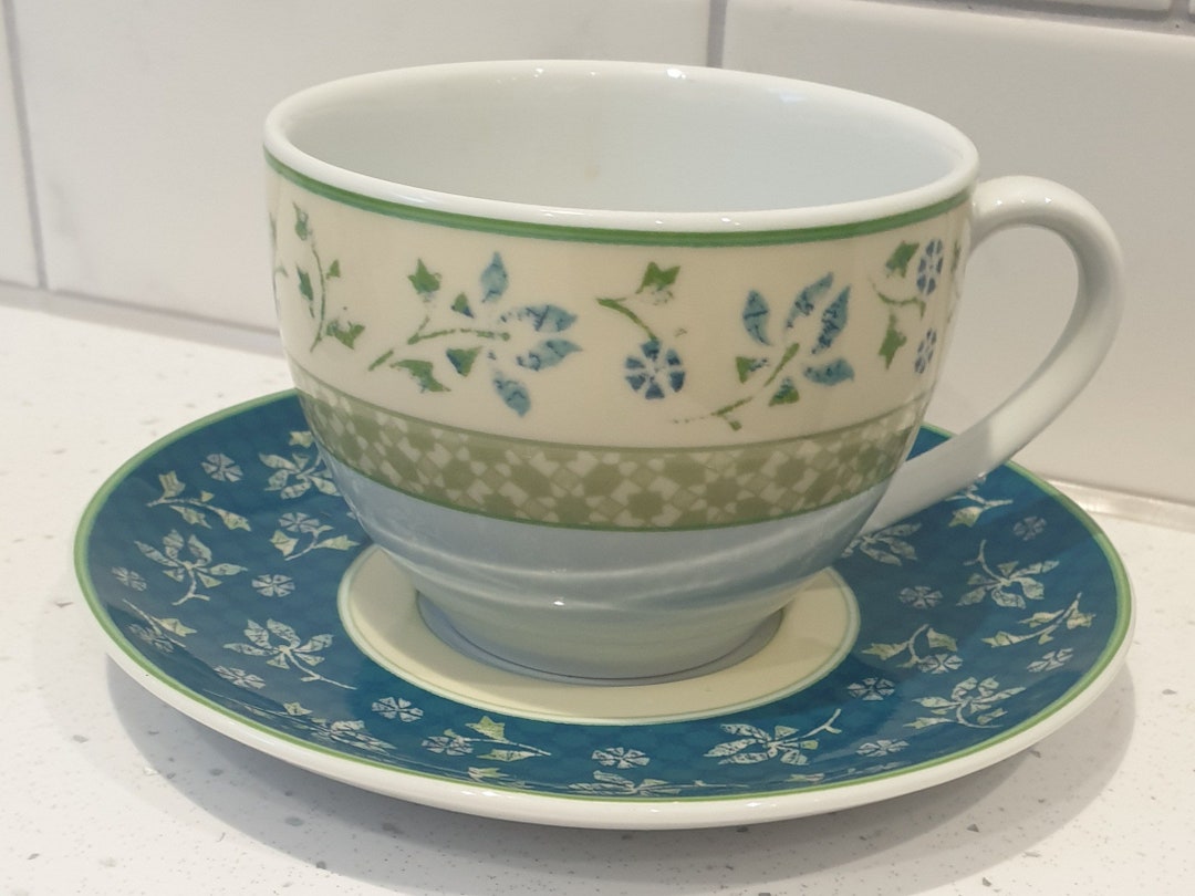 Wedgwood Bone China Cup and Saucer - Alpine - Etsy UK