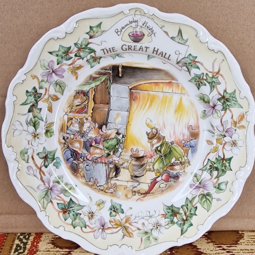 Vintage Doulton Brambly Hedge Collectors Plate - the Great Hall - Etsy