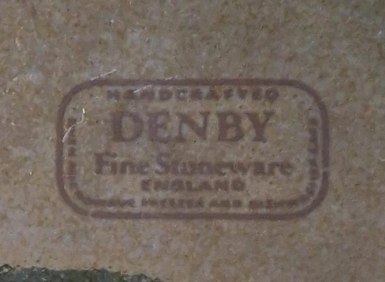 Vintage Denby Stoneware: Mercury Pattern Dinnerware, Tea Set - Choose ...
