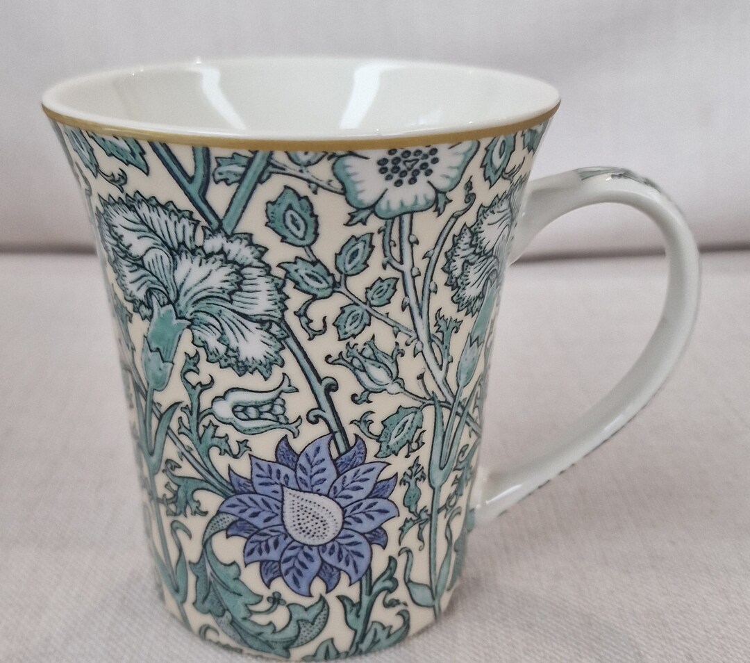 Lesser and Pavey Leonardo Collection, William Morris 4 X Bone China Mug ...