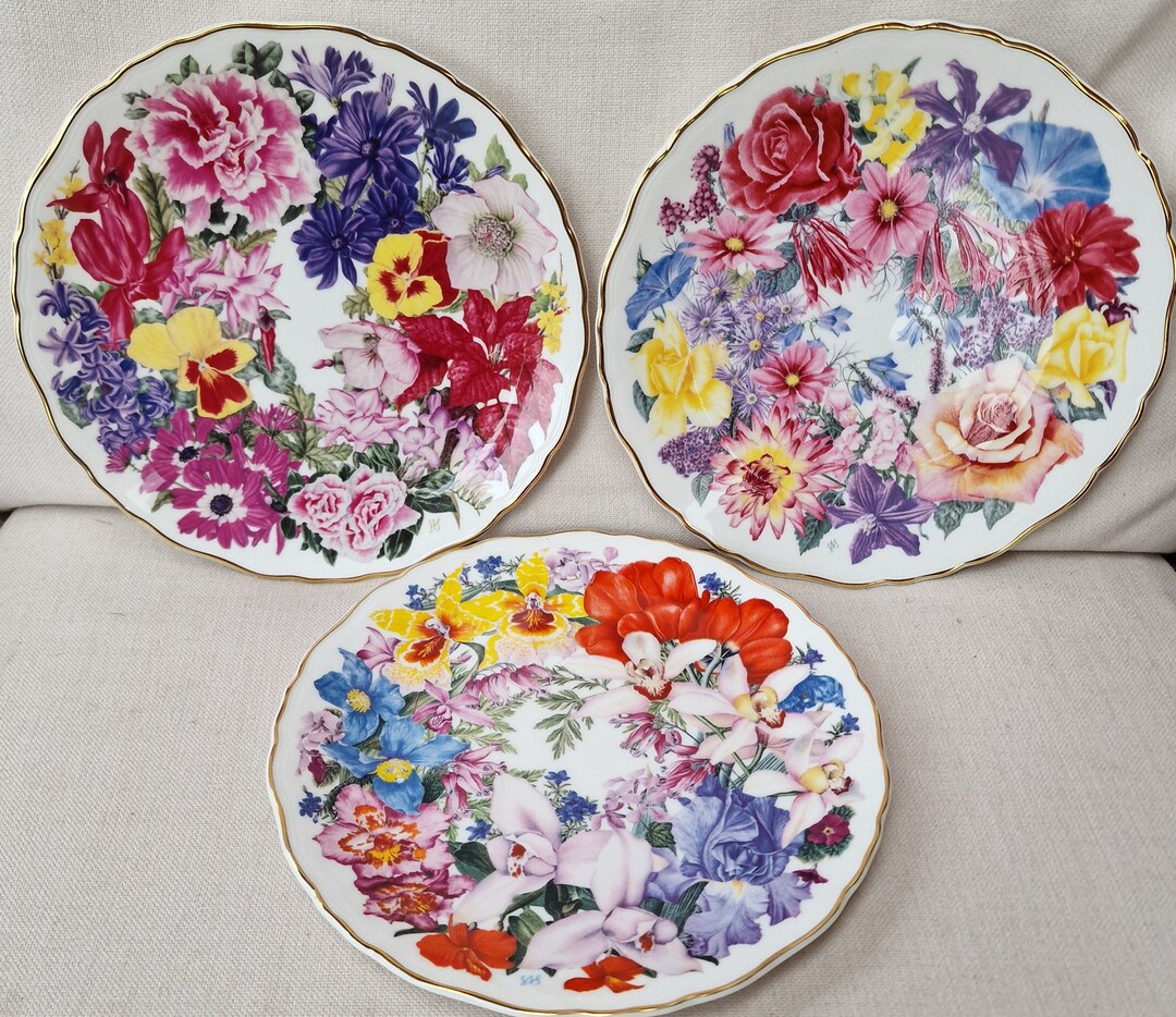 Limited Edition Royal Albert Collectors Plates by Sara Anne Schofield ...