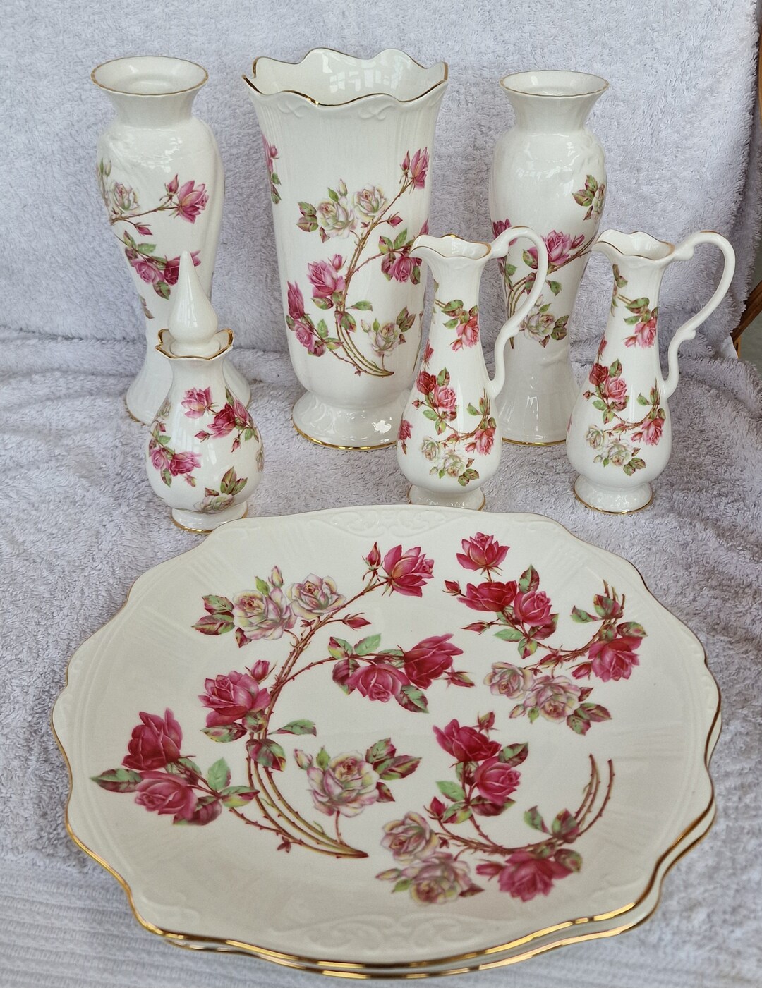 Aynsley Bone China Elizabeth Rose Pattern - Choose From Drop Down Menu ...