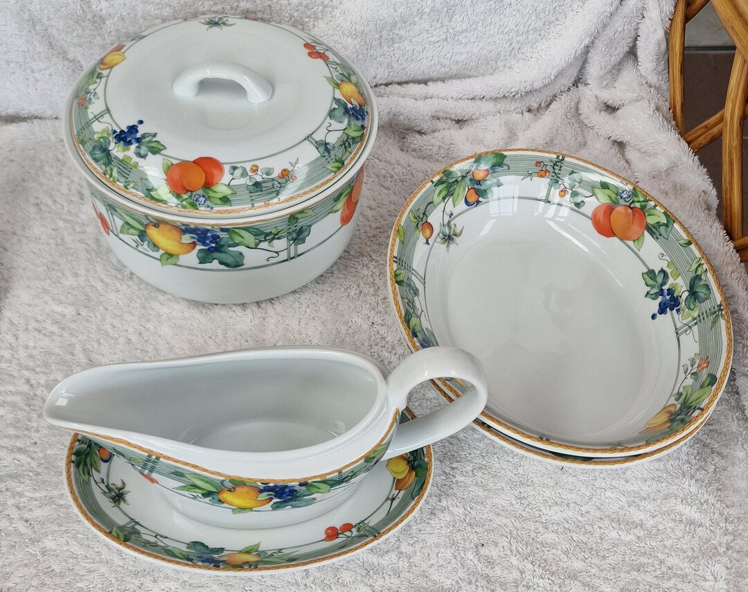 Vintage Wedgwood Bone China: Eden Pattern Serving Dishes - Etsy