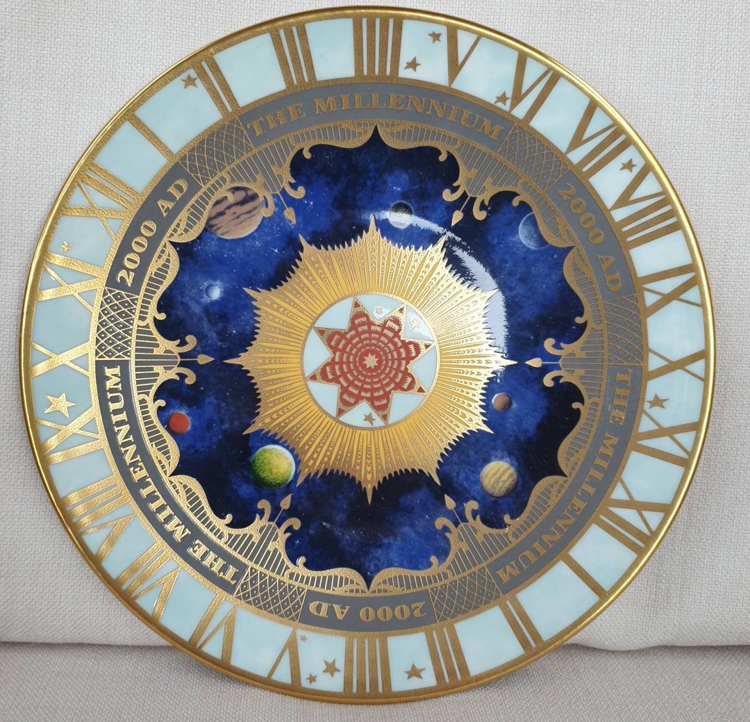 Vintage Royal Worcester Porcelain 8 Inch Plate in Millennium Design - Etsy