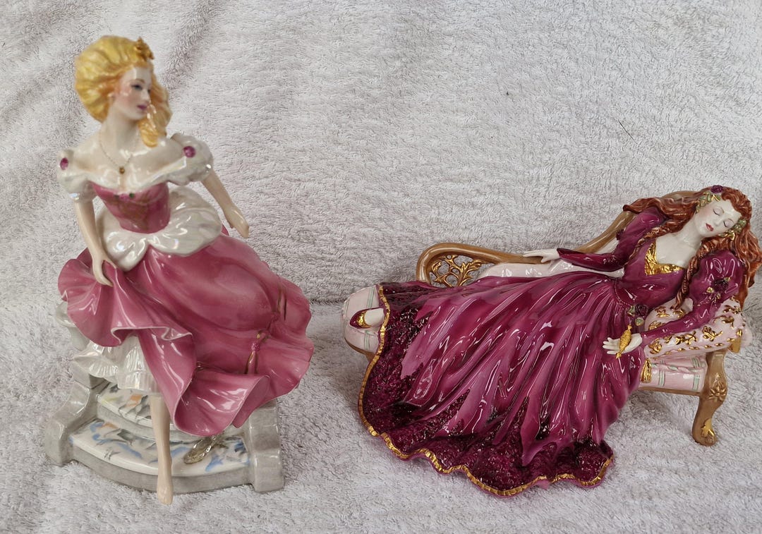 Franklin Mint Fine Porcelain, Large Collectors Figurines From the Fairy ...