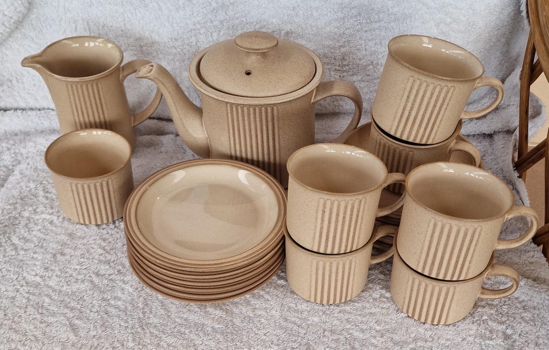 Vintage Denby Fine Stoneware Tea Items - Cjorus Pattern - Choose From ...