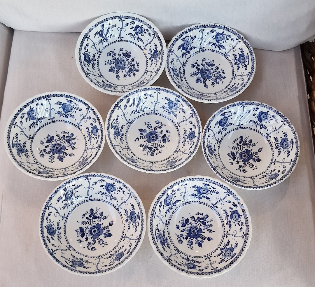 Johnson Brothers Pottery Cereal Bowls Indies Pattern, 7 Available ...
