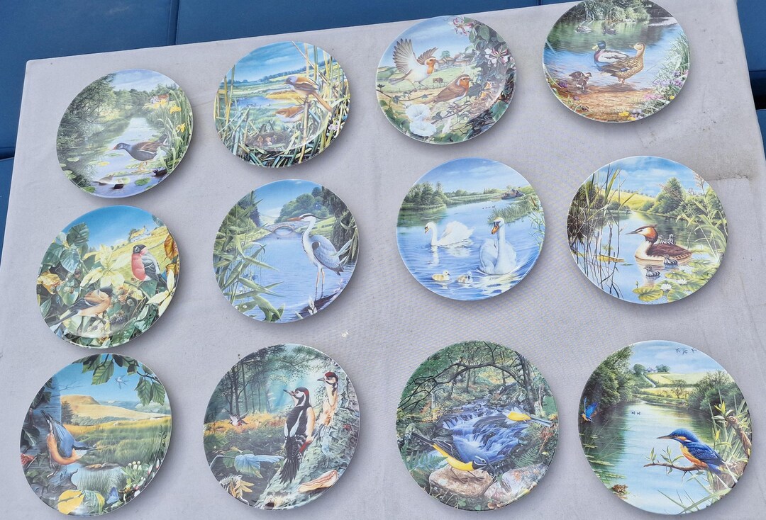 Wedgwood Bone China Britain's Beautiful Birds Collectors Plates, by ...