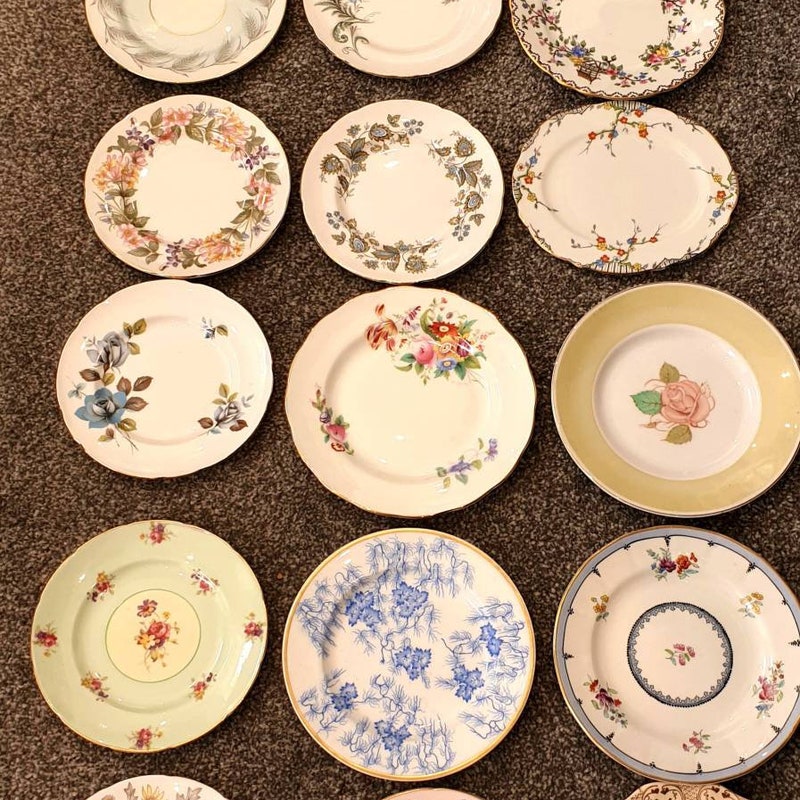 Vintage Small Plates Dessert - Etsy UK