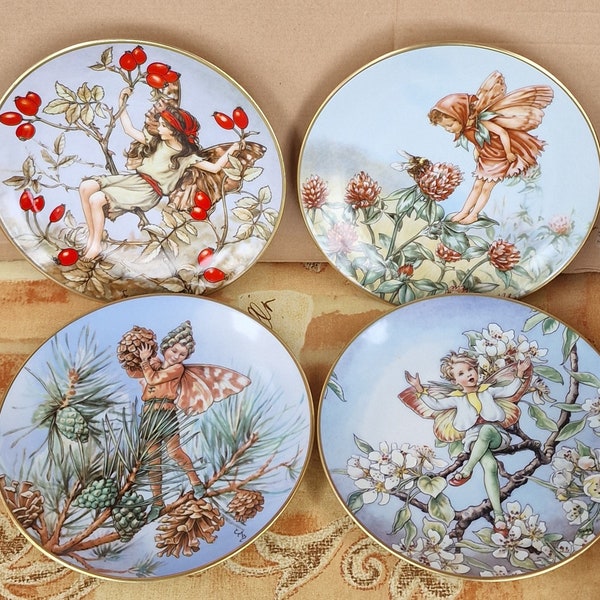 Flower Fairy Plates - Etsy
