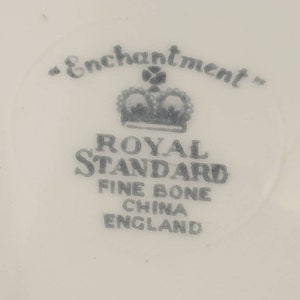 Royal Standard Bone China Trio - Enchantment Pattern - Etsy