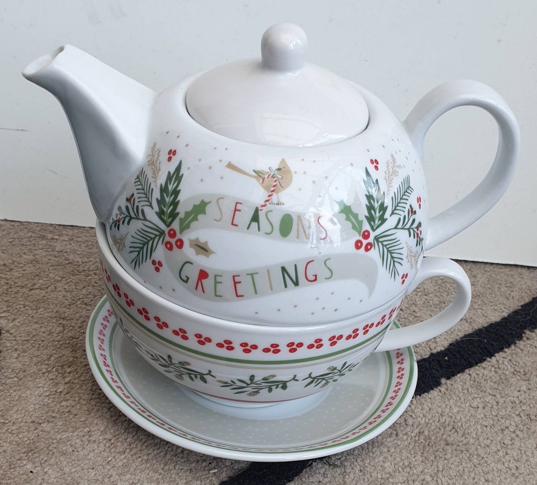 Regal Spencer Porcelain Stacking Teapot, Cup and Saucer - Seasons ...