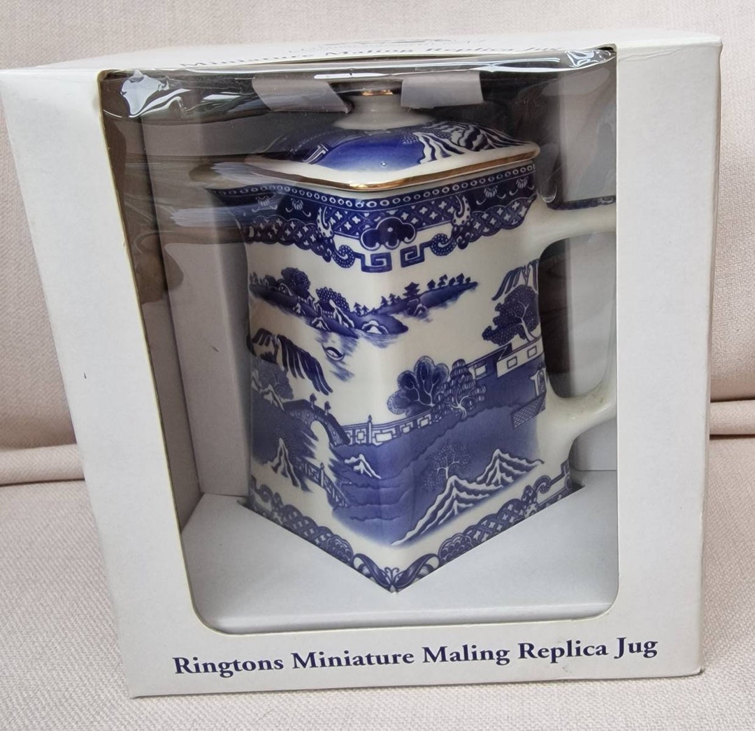 Wade for Ringtons Lidded Hot Water Jug, Willow Pattern - Diamond Shape ...