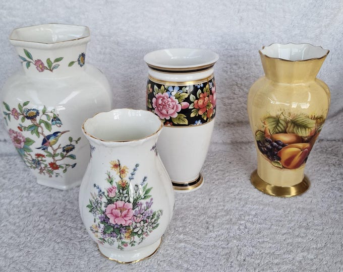 Selection of Bone China Vases by Quality Makers - Chose From Drop Down ...