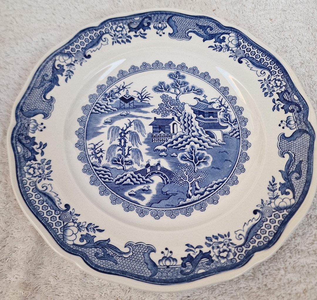 Masons Ironstone Dinner or Display Plate in the Popular Blue and White ...