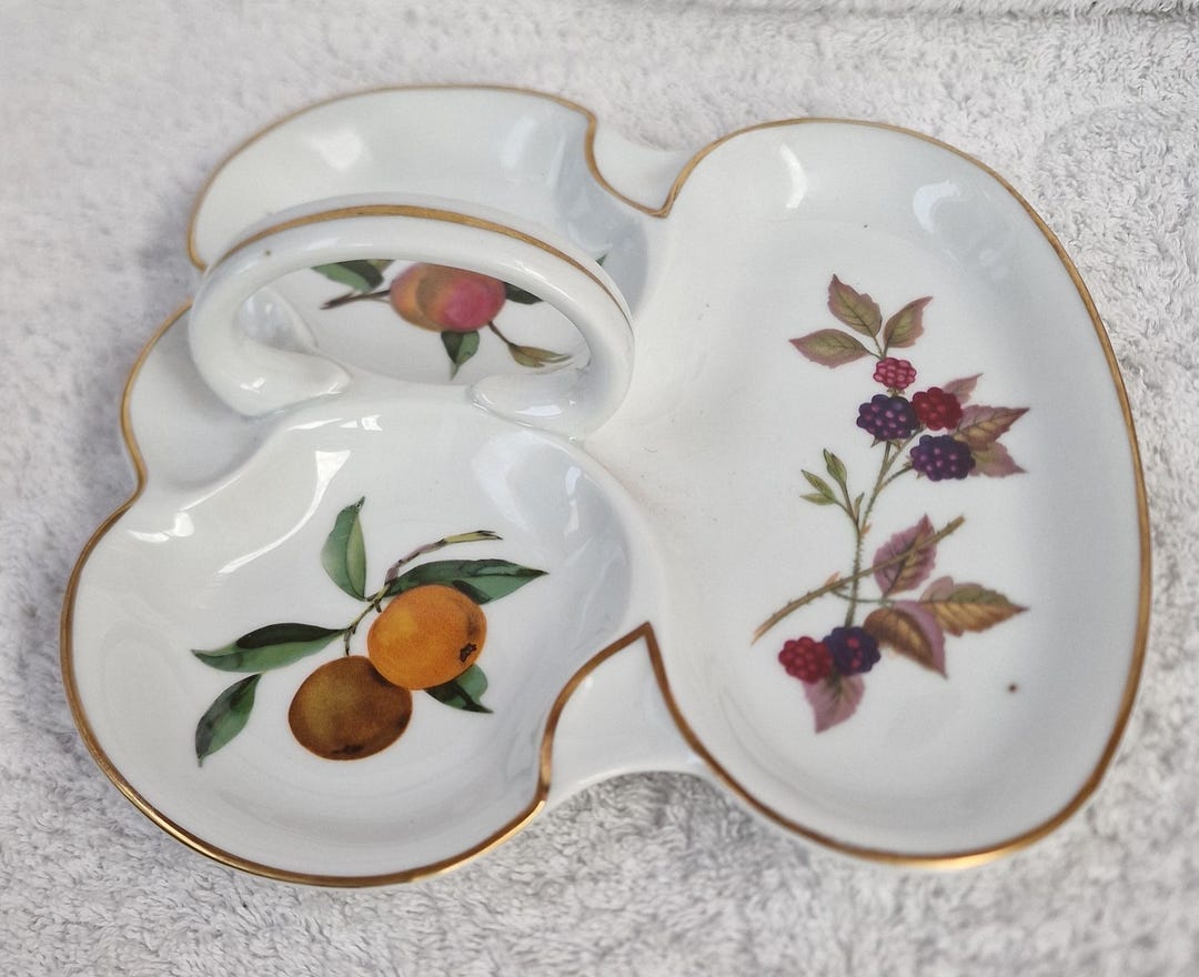 Royal Worcester Bone China Three Section, Trefoil, Dish in the Popular ...