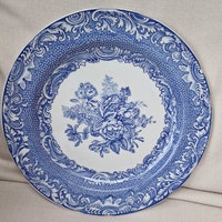 Blue and White Vintage Spode Bowl - Etsy