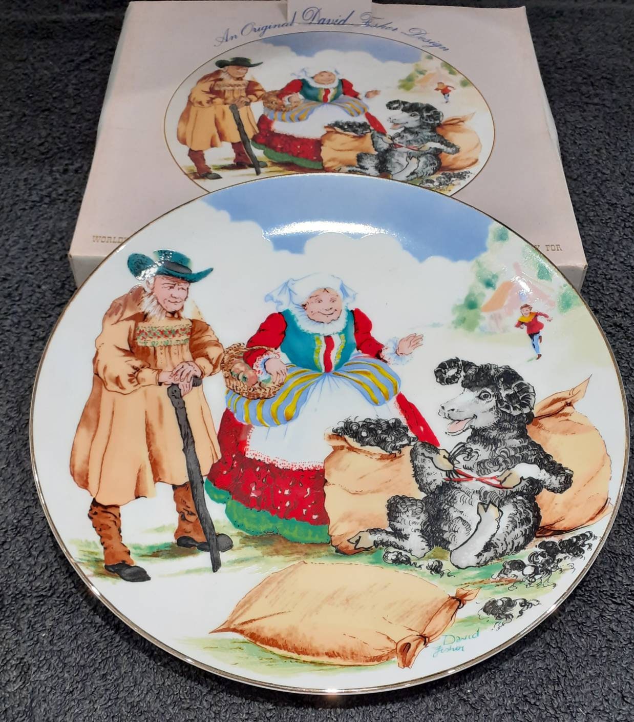 Vintage Saxony Bone China Limited Edition Collectors Plate by - Etsy UK