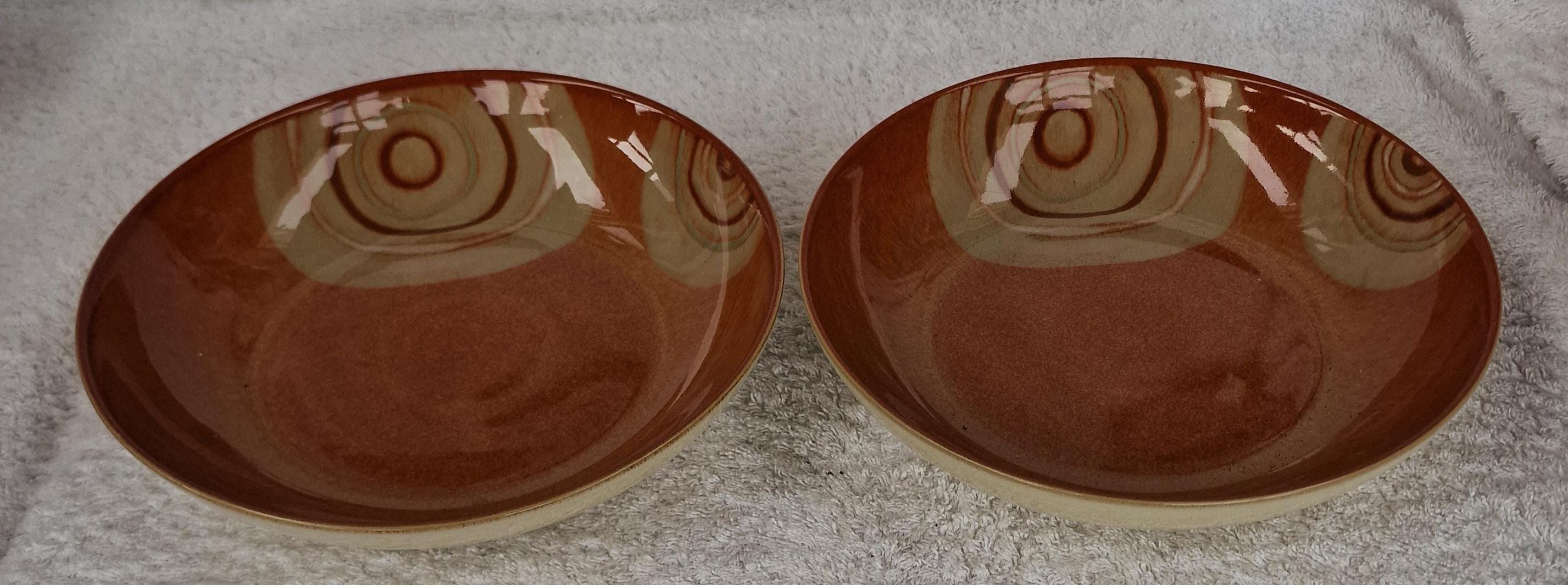 Vintage Denby Stoneware Plates and Bowls - Chilli Fire Patterns ...