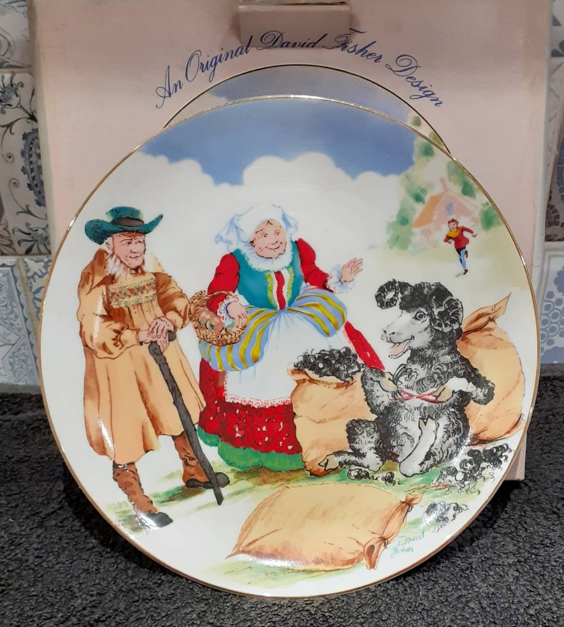 Vintage Saxony Bone China Limited Edition Collectors Plate by - Etsy UK