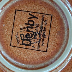 Vintage Denby Stoneware Plates and Bowls - Chilli Fire Patterns ...