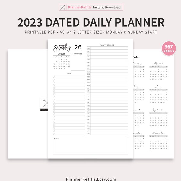 Printable Planner - Etsy
