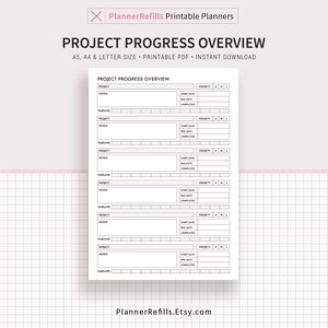 Project Planner, Productivity Planner, Project Management, Project ...