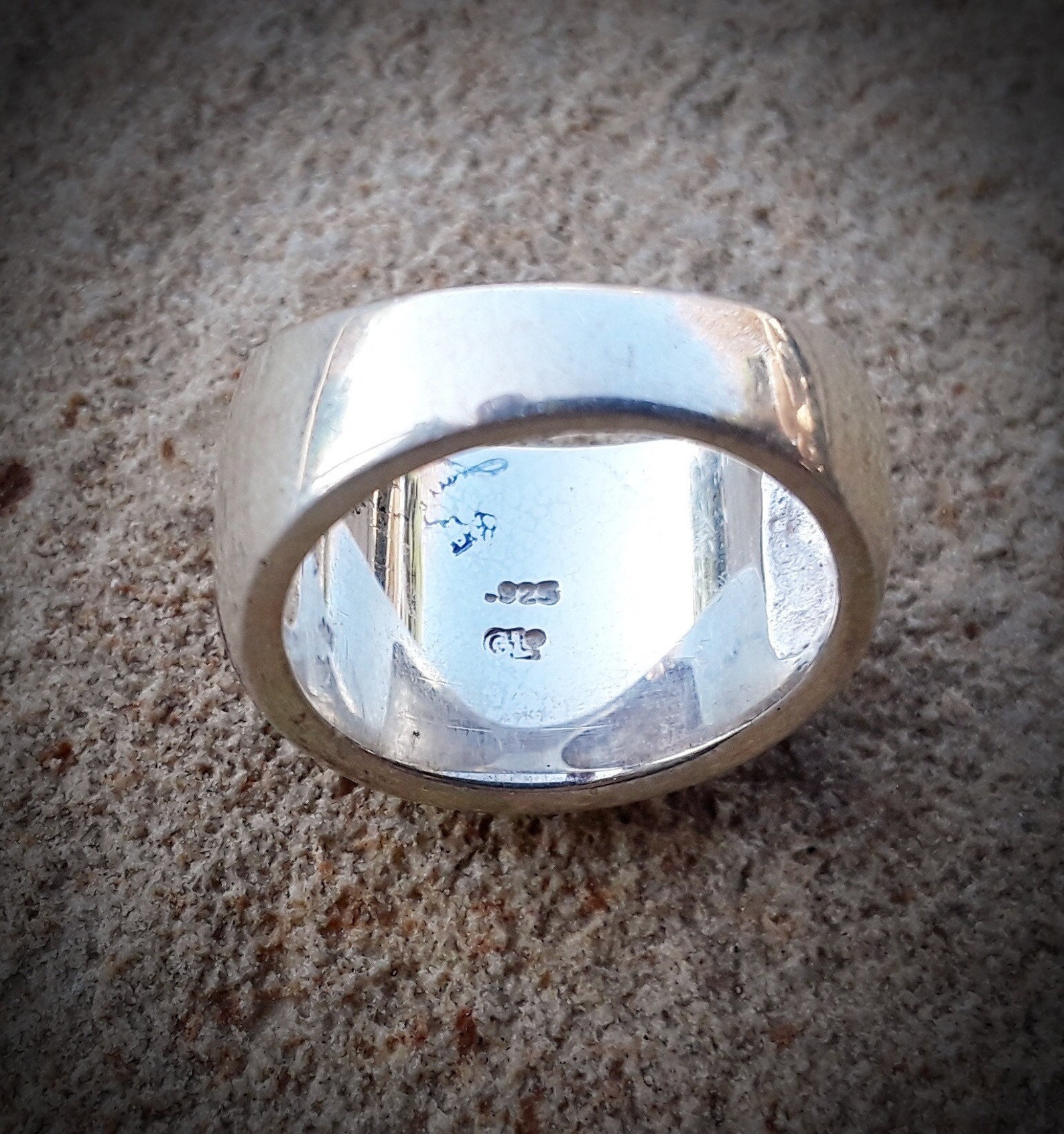 Purple Spiny Oyster Shell Multi Stone Inlaid Ring in Sterling - Etsy