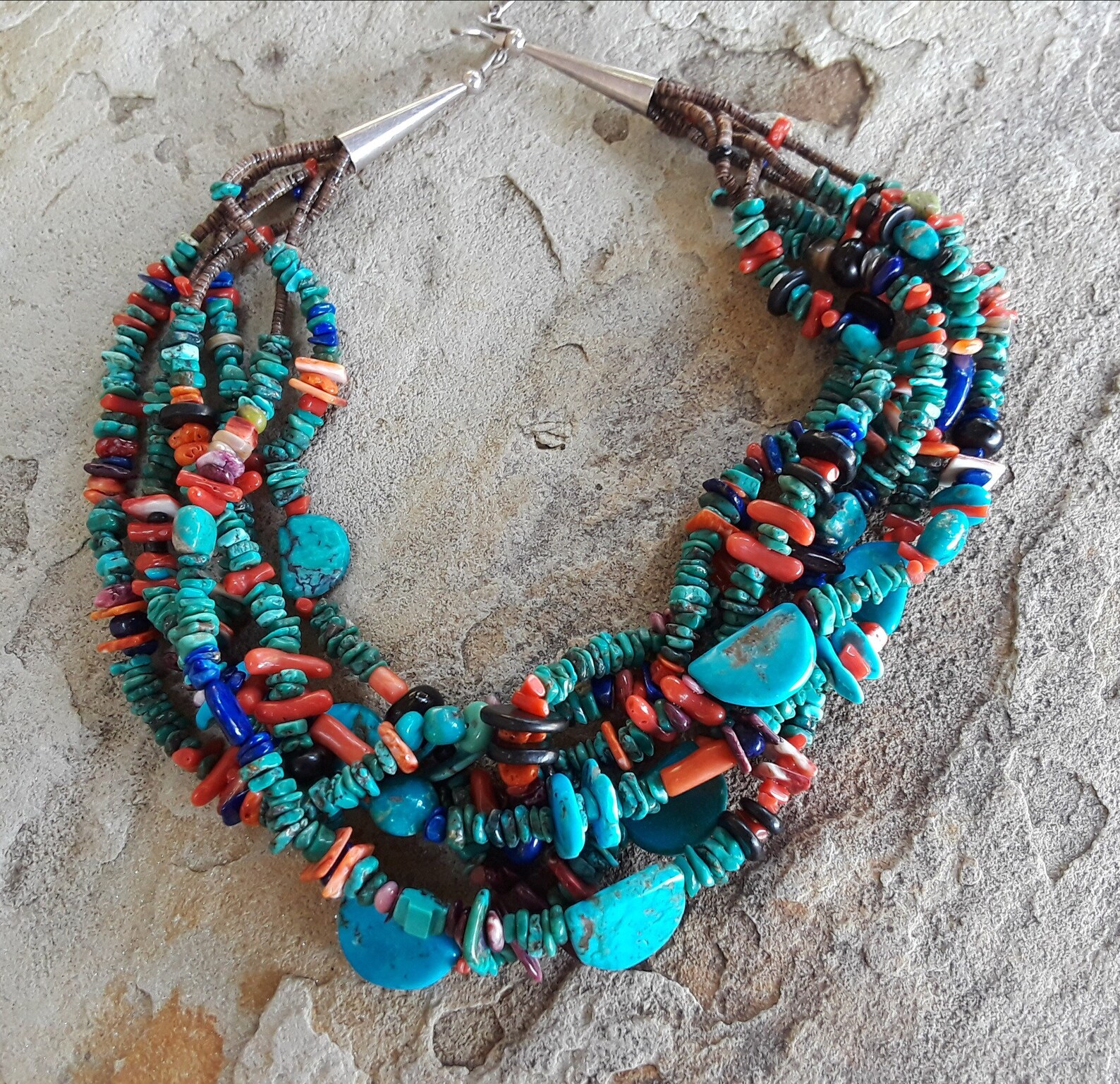 Daniel Coriz Treasure Necklace Made With Natural Turquoise ...