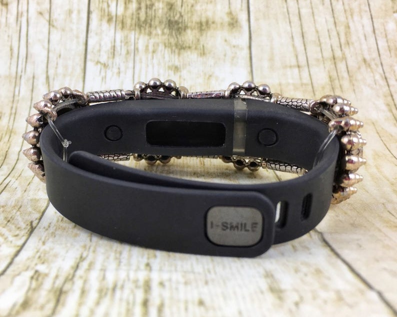 Silver Fitbit Sleeve | Fitbit Jewelry | Fitbit Flex Band Jewelry ...