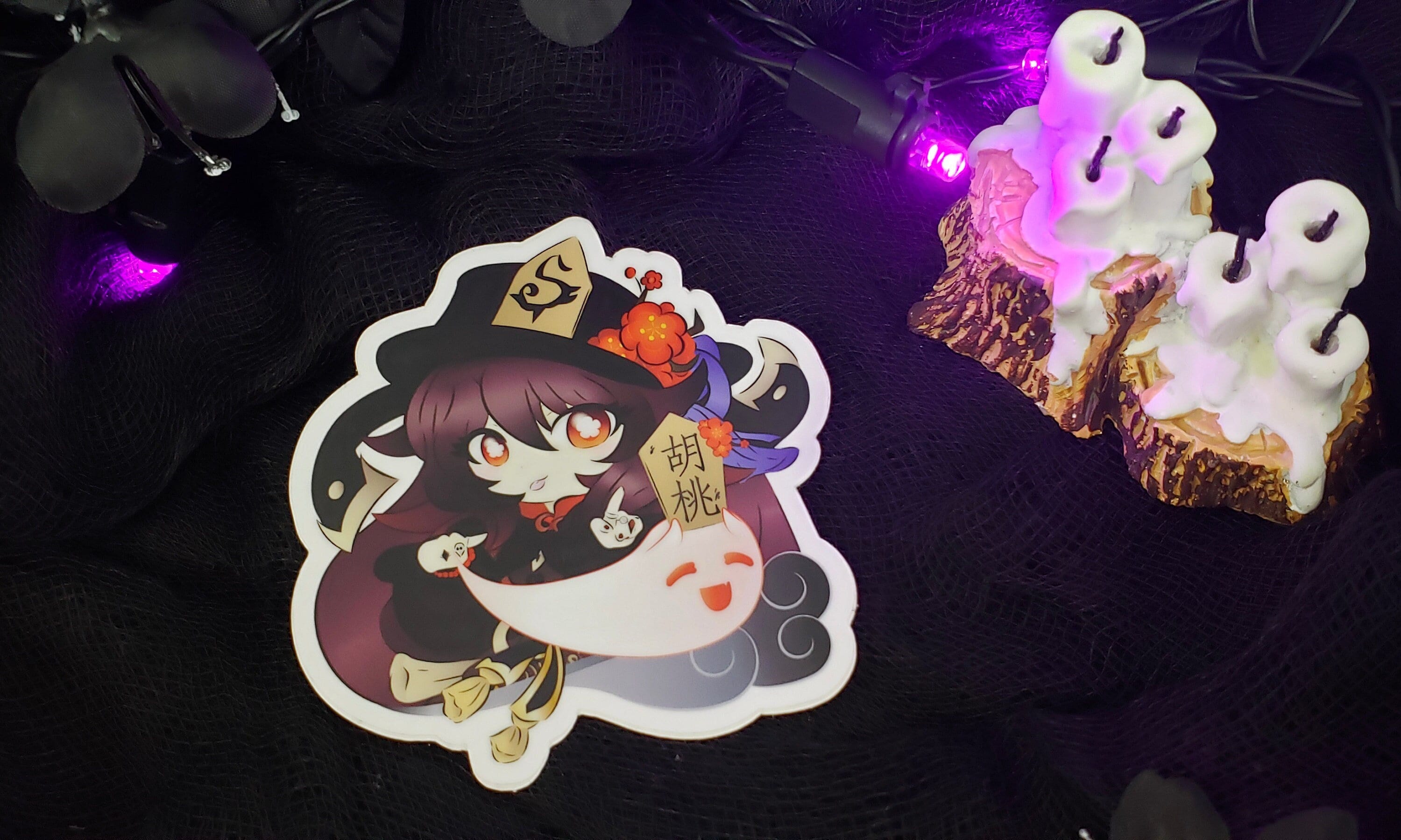 Genshin Impact Hu Tao Stickers - Etsy