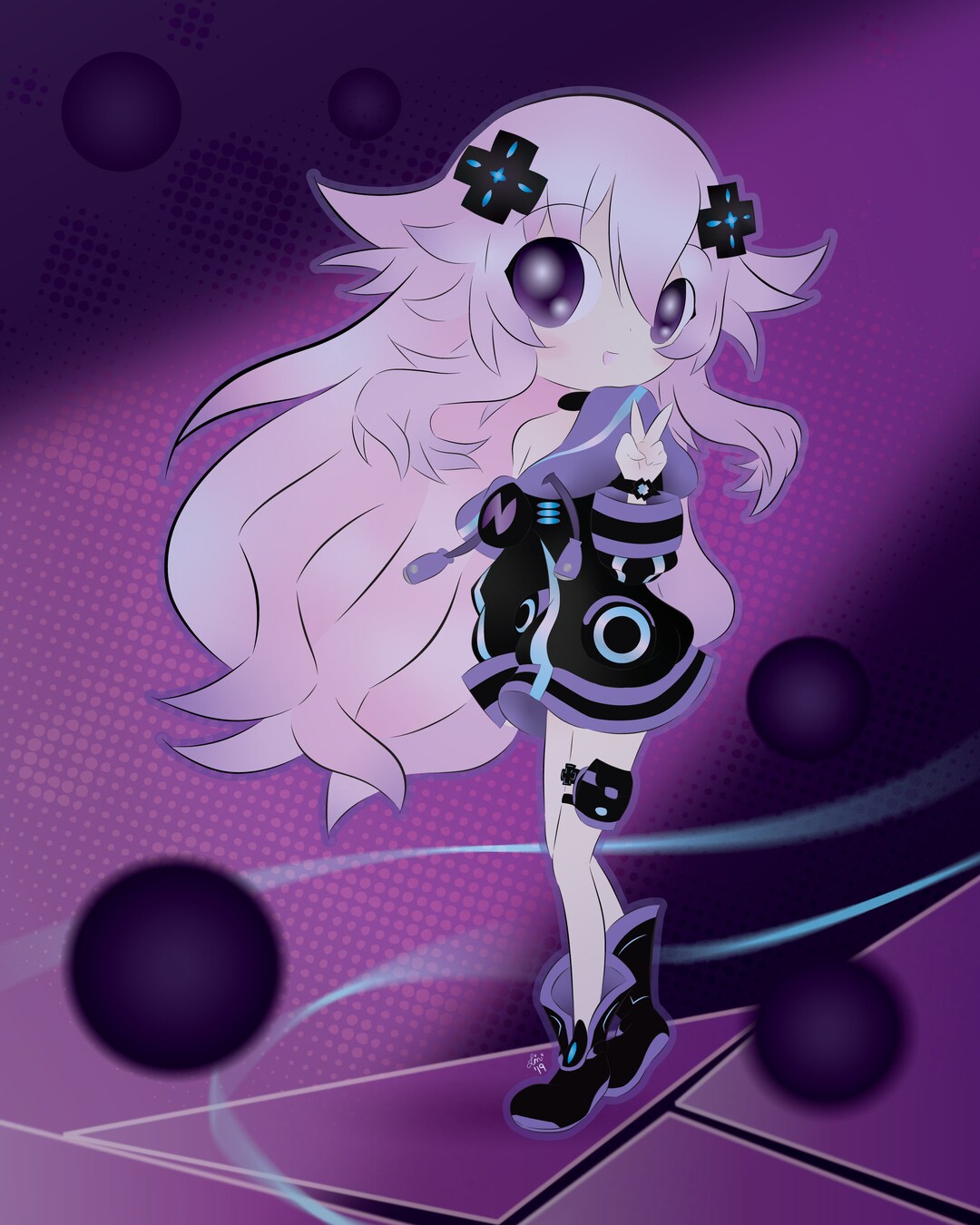 Hyperdimension Neptunia - Adult Neptune - Etsy
